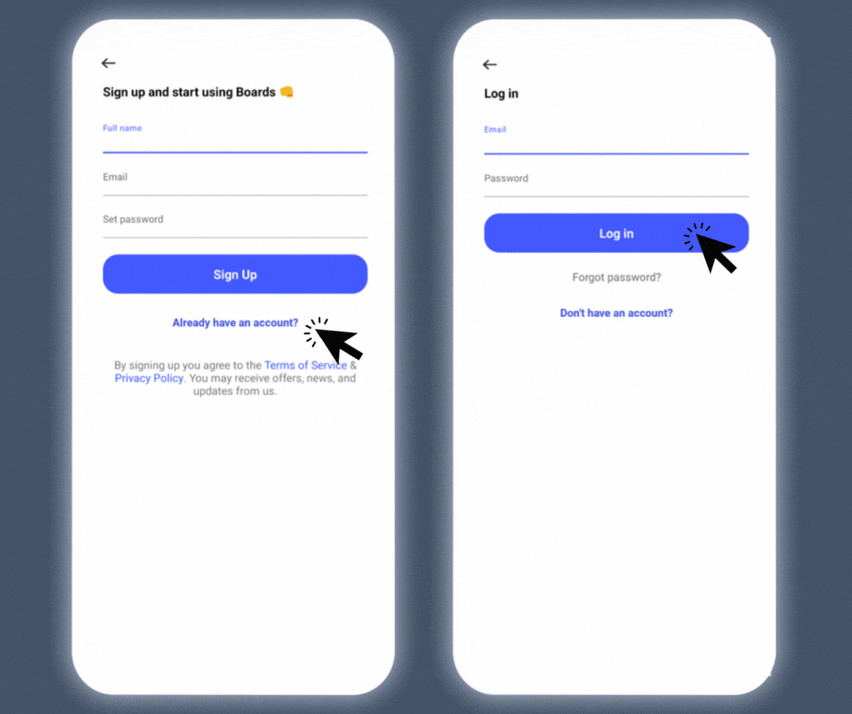 "Email Already in Use" Sign-Up Error – Boards Help Center